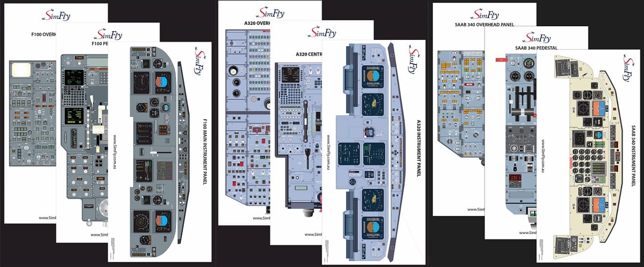 Cockpit Posters, Trainers, and Simulators. Buy Online with Simfly.