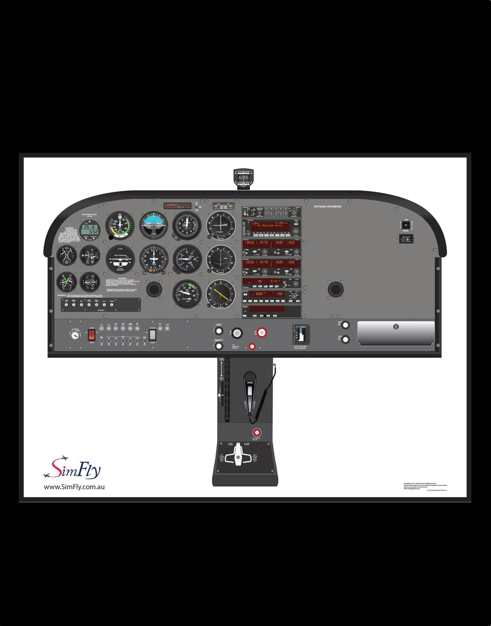 Cessna C172 Cockpit King Avionics - SimFly