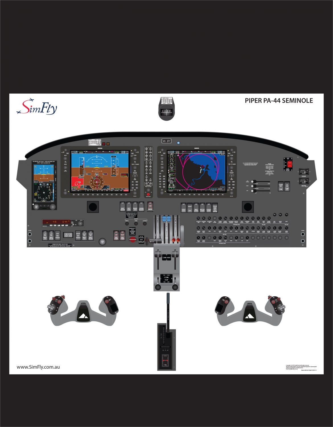 Piper PA-44 Seminole G1000 - Simfly